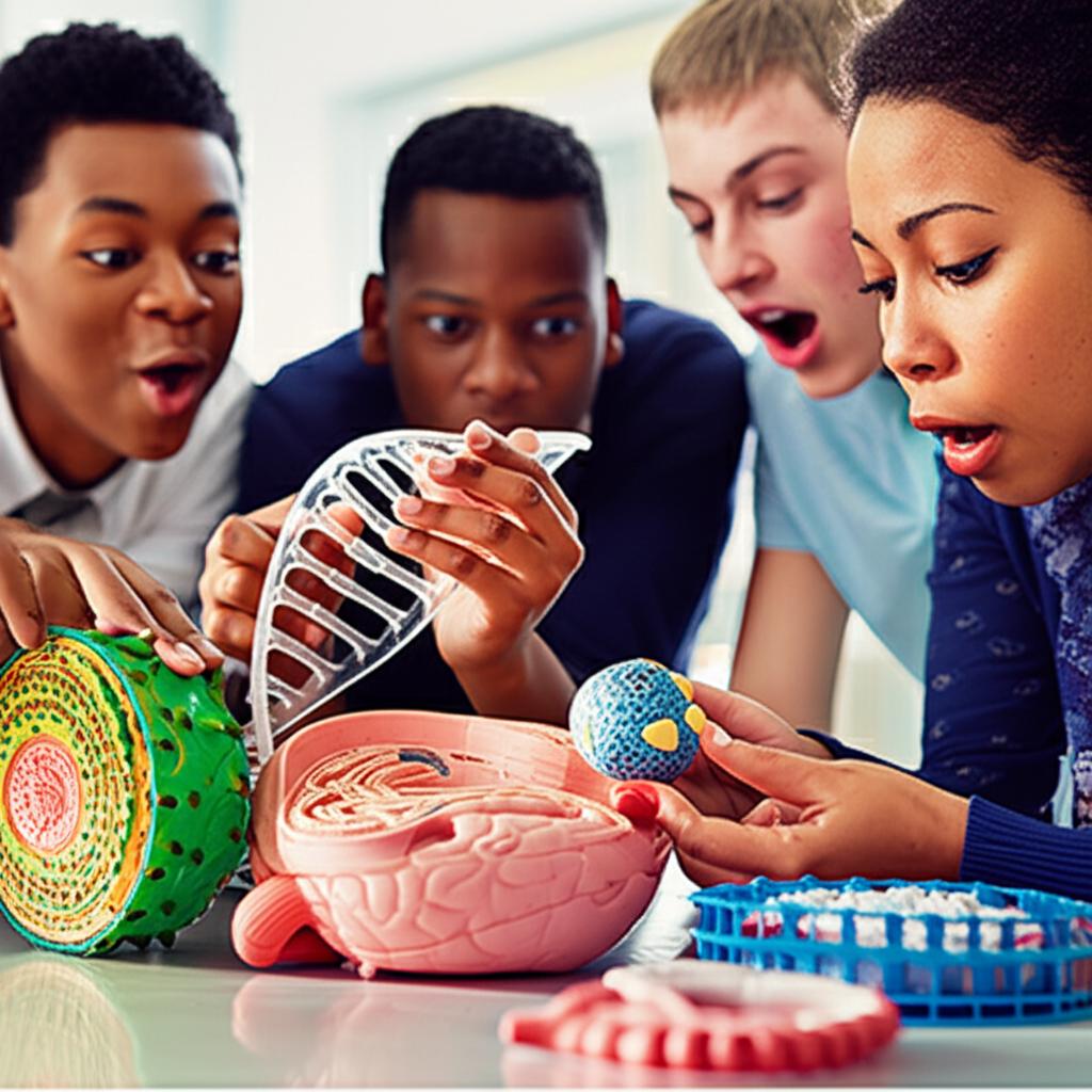 3D Printed Biology Models for High School STEM Education